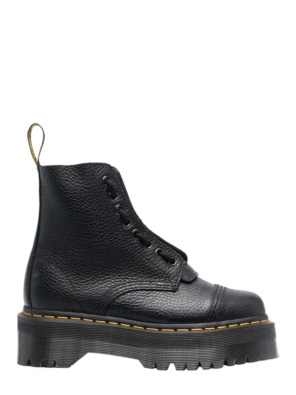 Dr. Martens Sinclair Leather Platform Boots - Black