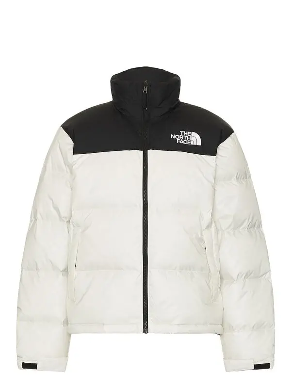 The North Face 1996 Retro Nuptse Jacket - White Dune & Tnf Black