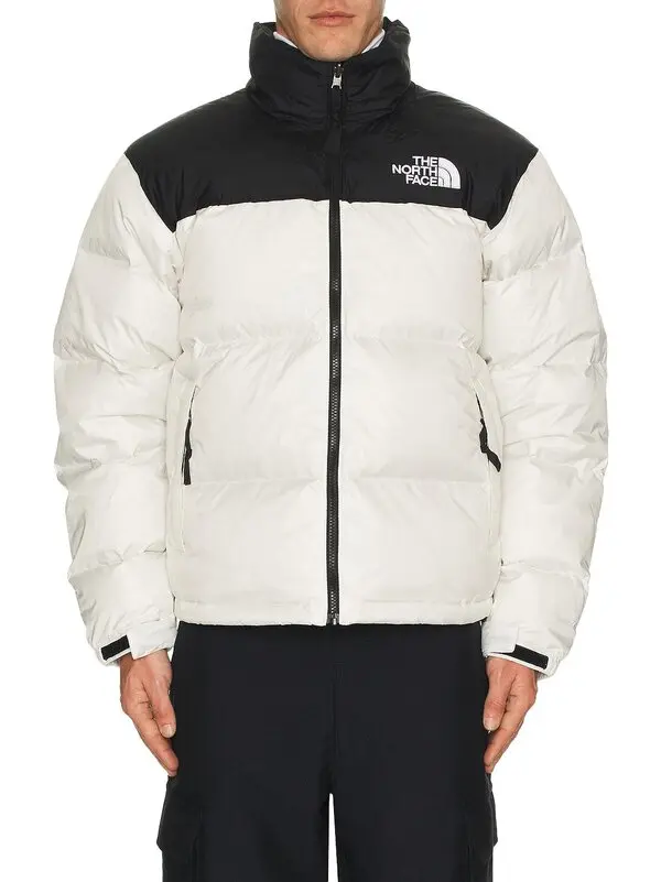 The North Face 1996 Retro Nuptse Jacket - White Dune & Tnf Black