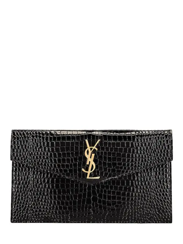 Saint Laurent Medium Uptown Pouch - Nero