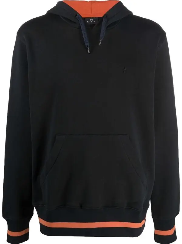 Paul Smith Logo-print Hoodie - Black
