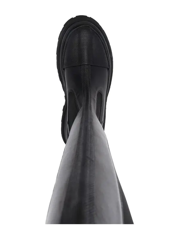 JIL SANDER Knee-high Chelsea Boots - Black