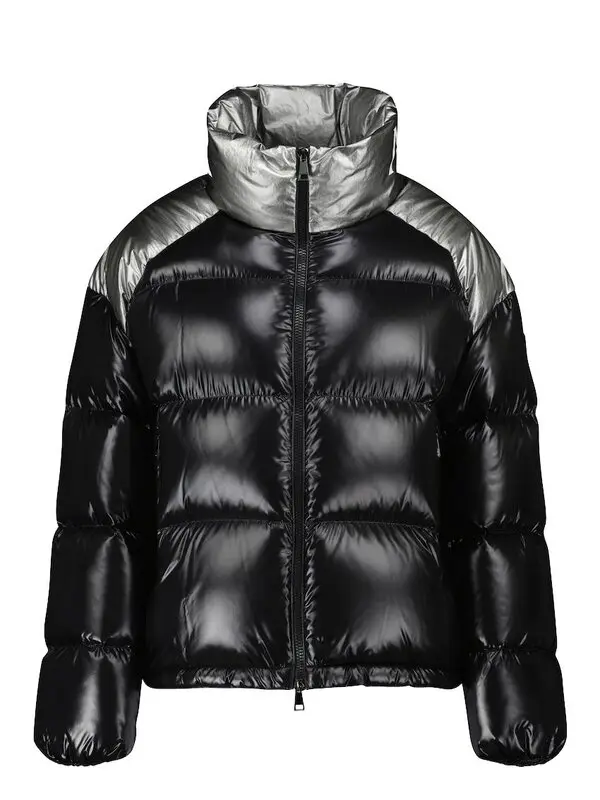 Moncler Cuscute High-neck Down Jacket - Black