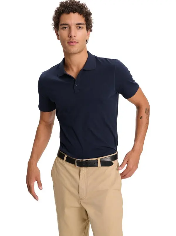 ATM Anthony Thomas Melillo Classic Jersey Polo T-shirt Cotton - Midnight
