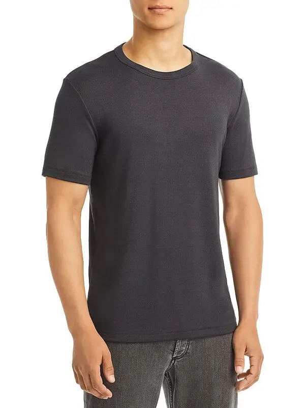 Theory Essential Tee In Modal Jersey - Black Multi