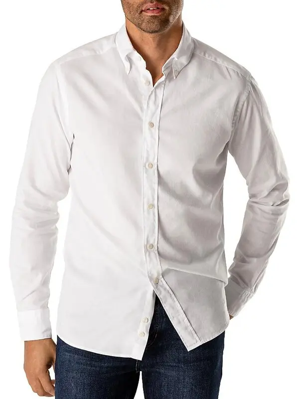 Eton Slim Fit Royal Oxford Casual Shirt - White