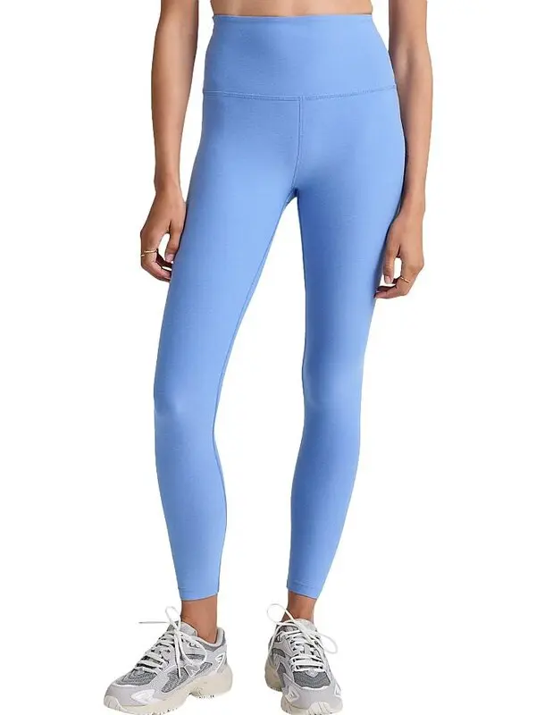 Beyond Yoga Spacedye Caught In The Midi High Waisted Legging - Flower Blue Heather