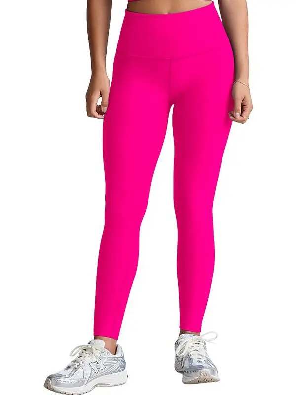 Beyond Yoga Spacedye Caught In The Midi High Waisted Legging - Pink Glow Heather
