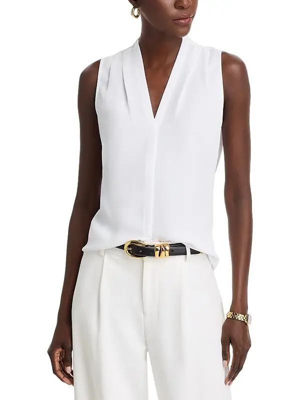 NIC+ZOE Sleeveless Day-to-night Top - Paper White