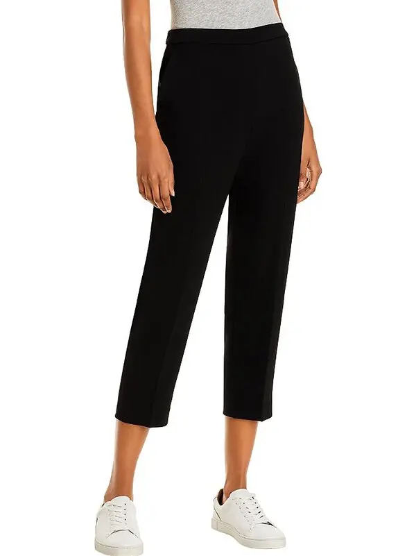 Theory Admiral Crepe Treeca Pull-on Pant - Black