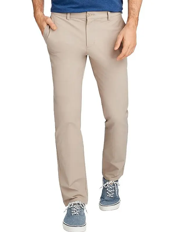 Vineyard Vines Slim Fit Performance Trousers - Khaki