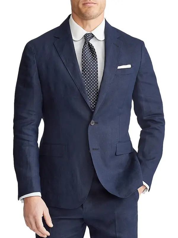Polo Ralph Lauren Linen Polo Slim Fit Sportcoat - Dark Navy