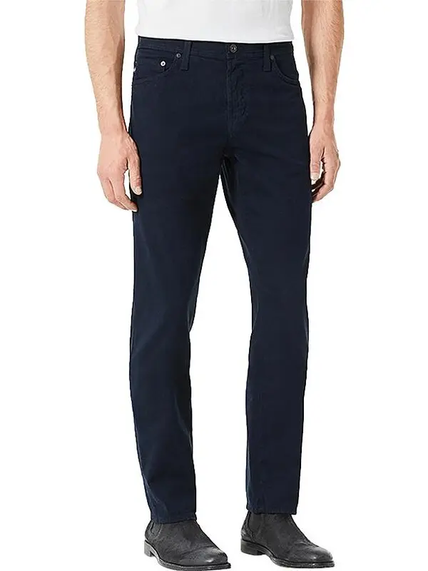 Ag Tellis 34 Slim Fit Twill Pants - New Navy