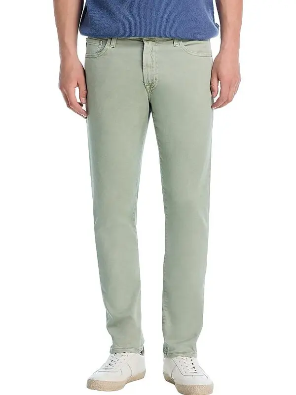 Ag Tellis 34 Slim Fit Twill Pants - Sulfur Mat