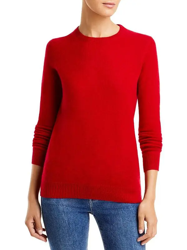 Bloomingdale'S C Crewneck Cashmere Sweater - Scarlett