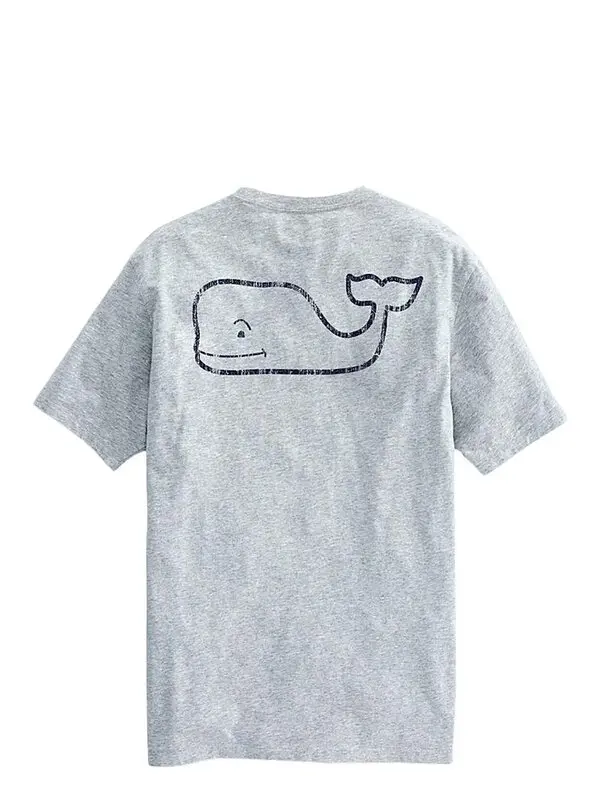 Vineyard Vines Vintage Whale Short Sleeve Pocket Tee - Gray Heather