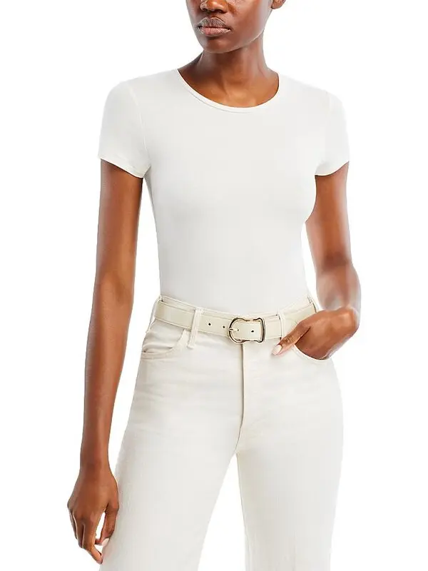 Majestic Filatures Crewneck Tee - Cream