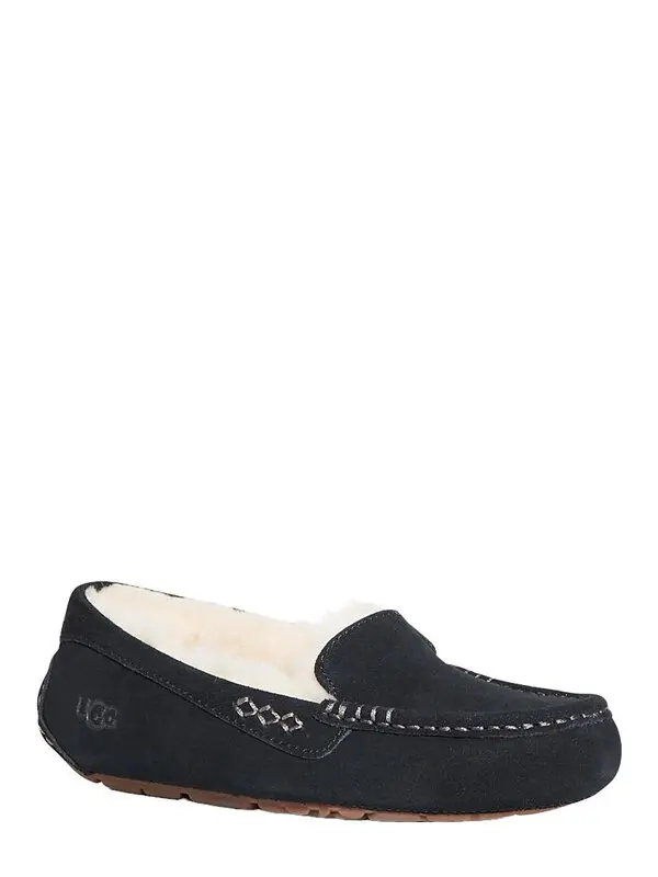 UGG Ansley Moc Toe Slippers - Black