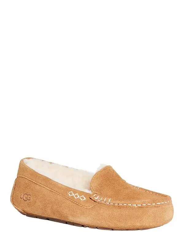 UGG Ansley Moc Toe Slippers - Chestnut