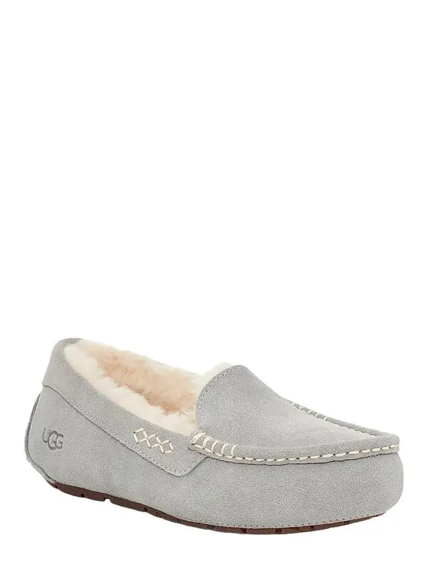 UGG Ansley Moc Toe Slippers - Light Gray