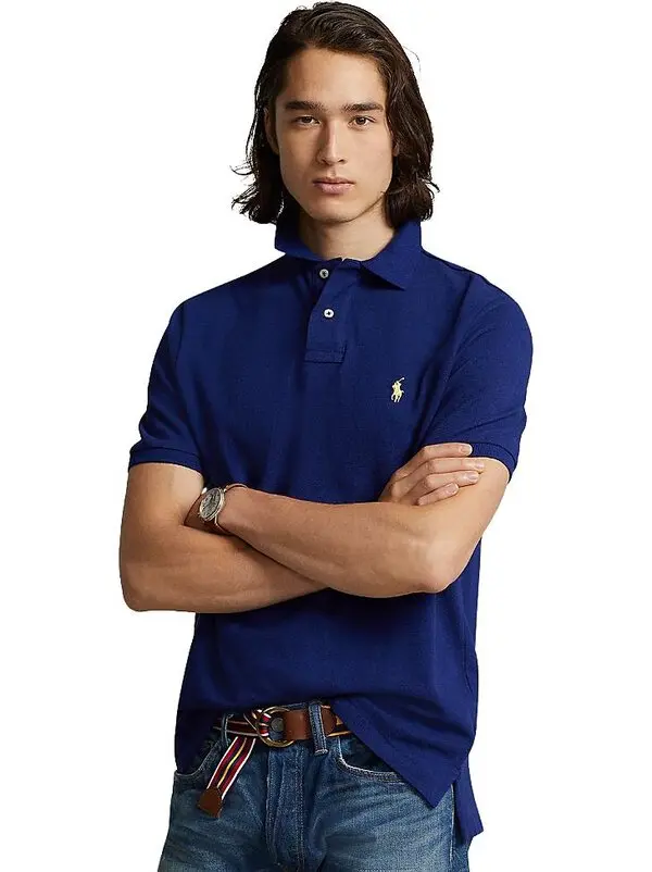 Polo Ralph Lauren Cotton Mesh Classic Fit Polo Shirt - Fall Royal Blue