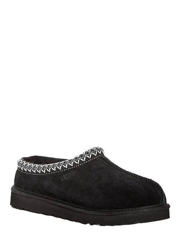 UGG Tasman Ii Suede & Shearling Slippers - Black