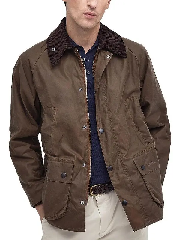Barbour Classic Bedale Waxed Cotton Jacket - Bark