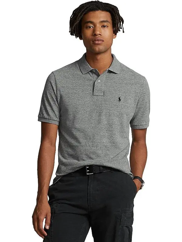 Polo Ralph Lauren Classic Fit Mesh Polo Shirt - Canterbury Heather