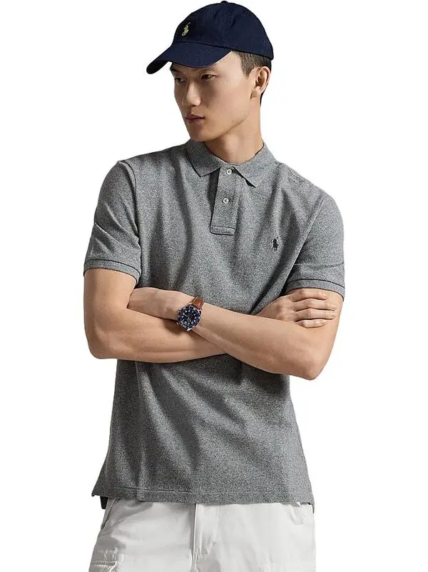Polo Ralph Lauren Classic Fit Mesh Polo Shirt - Canterbury Heather