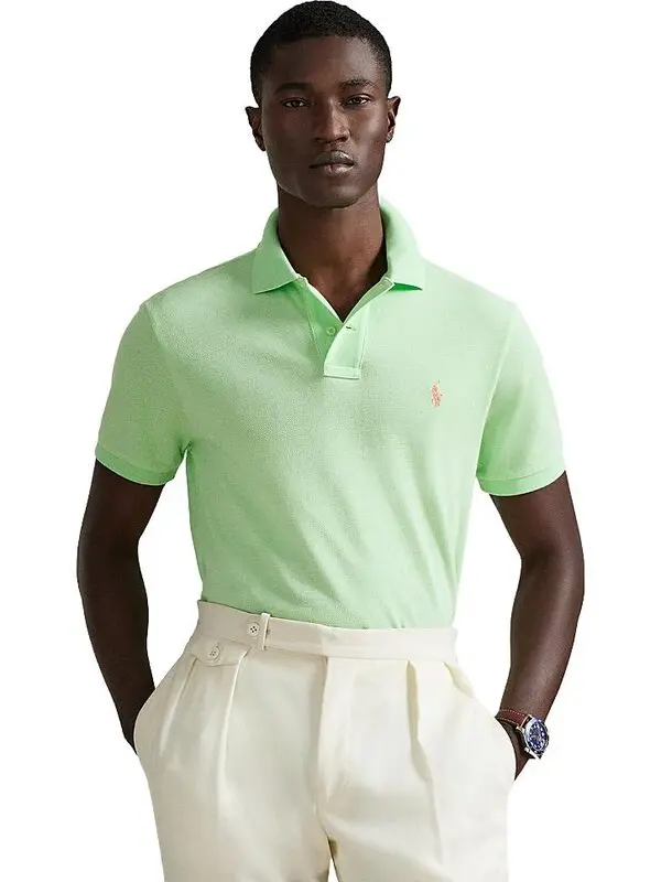 Polo Ralph Lauren Classic Fit Mesh Polo Shirt - Green
