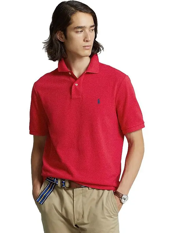 Polo Ralph Lauren Classic Fit Mesh Polo Shirt - Rl Red