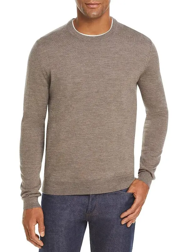 Bloomingdale'S Merino Wool Crewneck Sweater - Ash