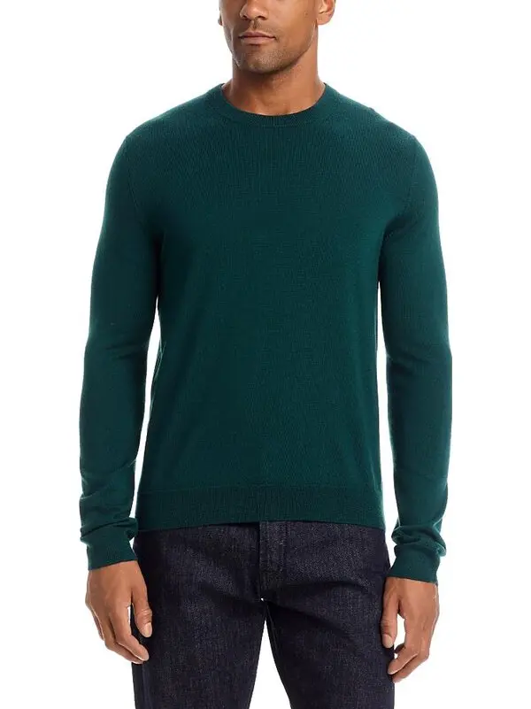 Bloomingdale'S Merino Wool Crewneck Sweater - Pineneedle