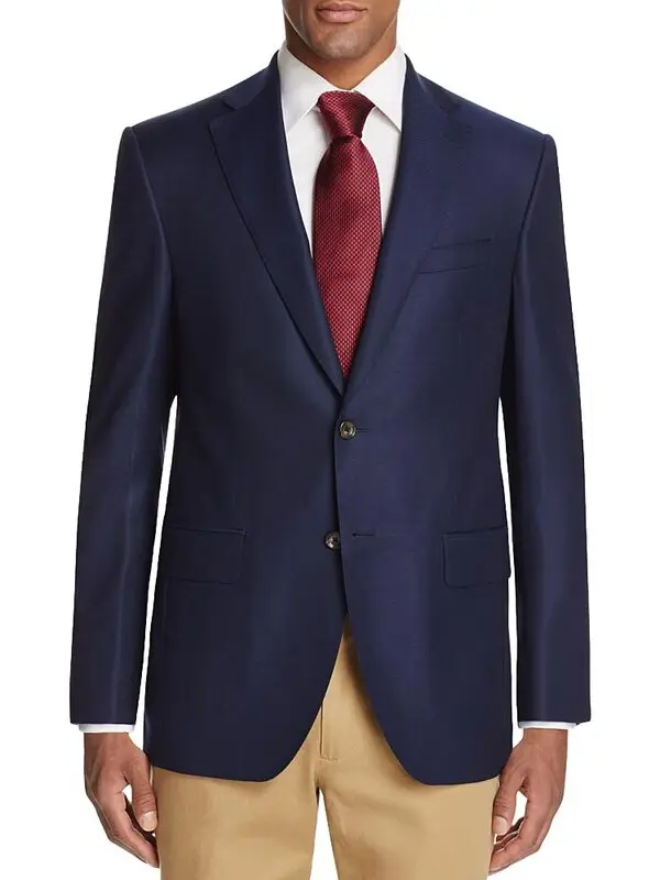 JACK VICTOR Regular Fit Sport Coat - Navy