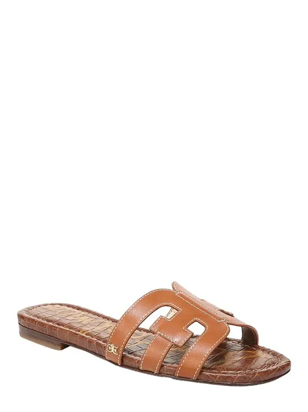 Sam Edelman Bay Slide Sandals - Saddle Leather