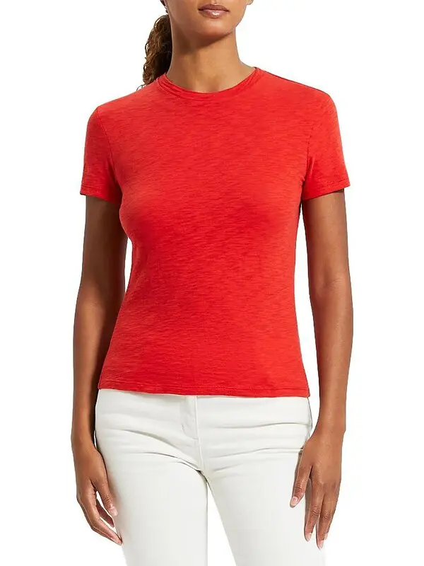 Theory Apex Tiny Tee - Poppy