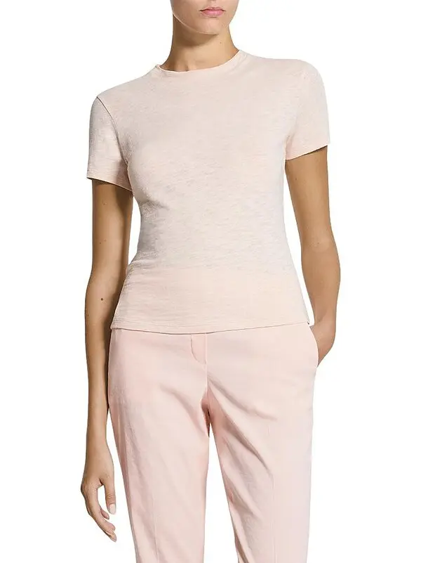Theory Apex Tiny Tee - Warm Pink