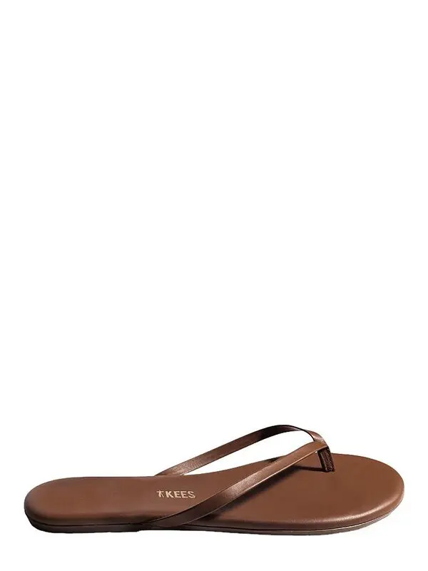 Tkees Foundations Leather Flip-flops - Heat Wave
