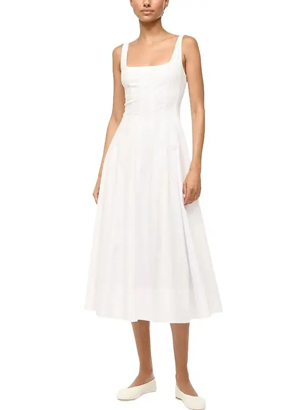 Staud Wells Dress - White