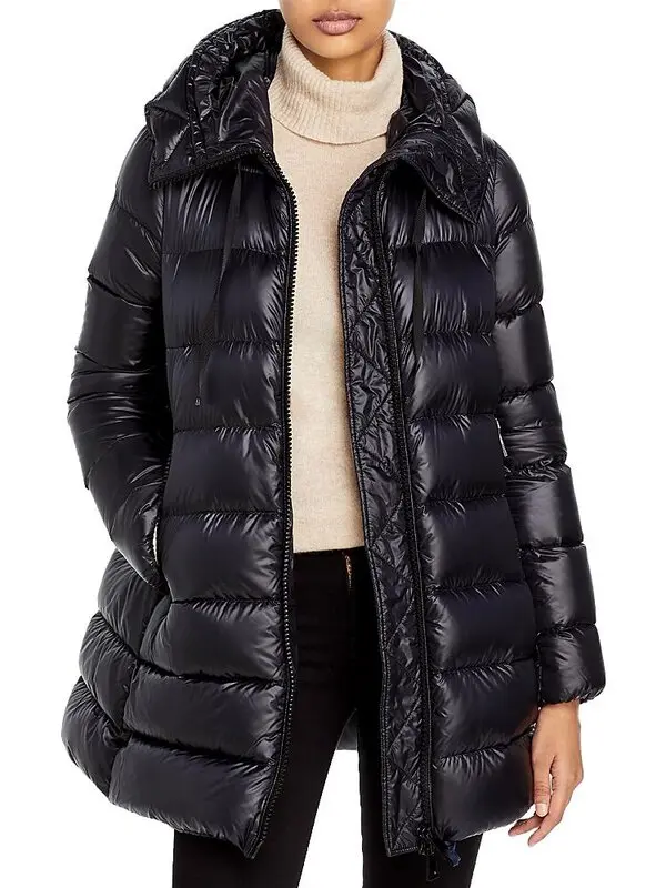 Moncler Suyen Hooded Down Parka - Black