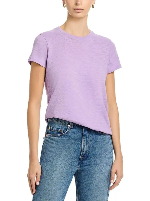 ATM Anthony Thomas Melillo Schoolboy Crewneck Tee - Thistle