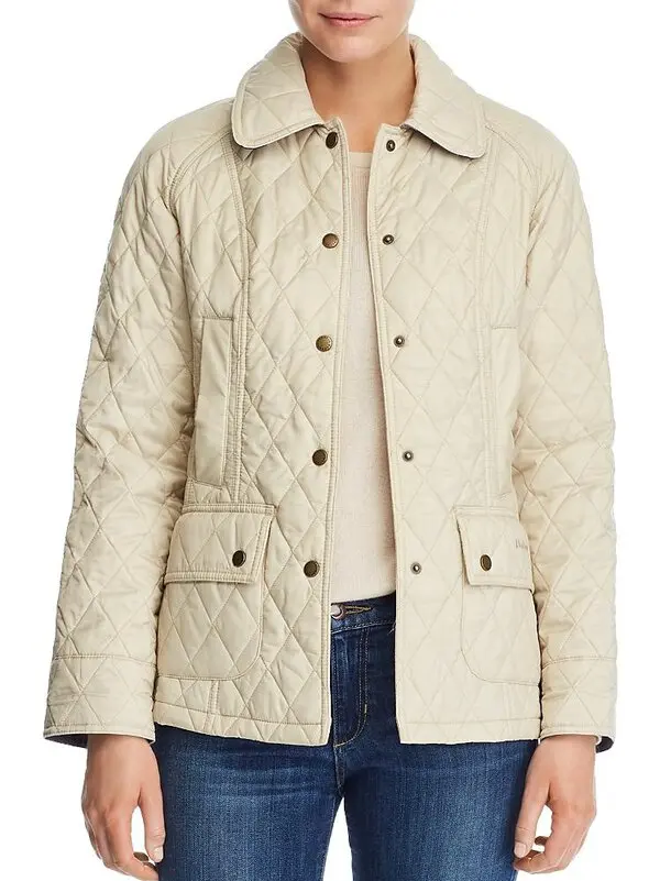 Barbour Beadnell Quilted Jacket - Pearl