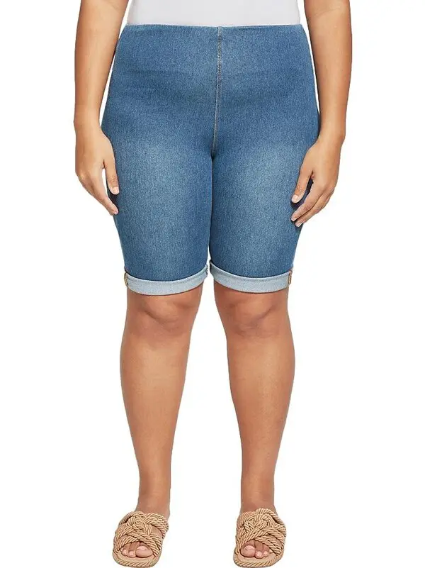 Lyssé Boyfriend Shorts - Midwash