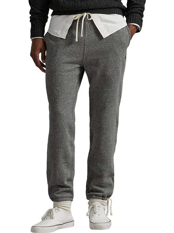 Polo Ralph Lauren Fleece Classic Fit Drawstring Pants - Ash Grey Heather