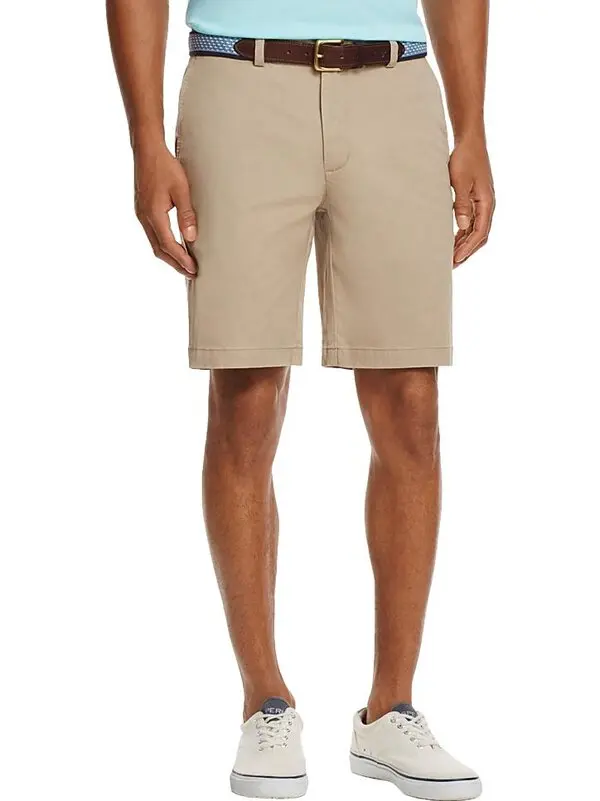 Vineyard Vines Breaker Regular Fit 9" Cotton Shorts - Khaki