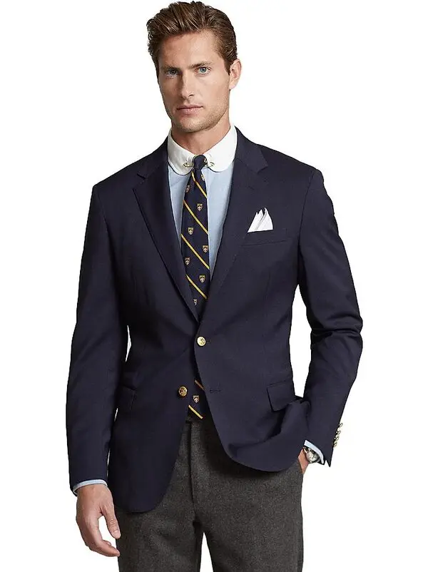 Ralph Lauren Wool Twill Sport Coat - Navy