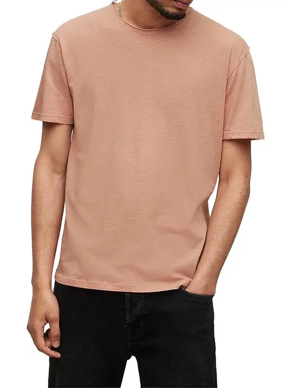 ALLSAINTS Figure Tee - Washed Brick Pink