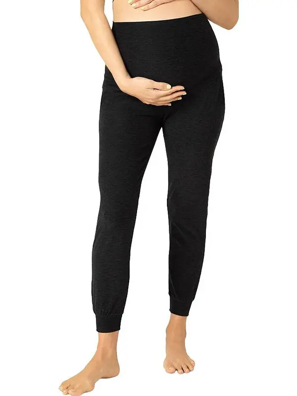 Beyond Yoga Spacedye Maternity Joggers - Darkest Night