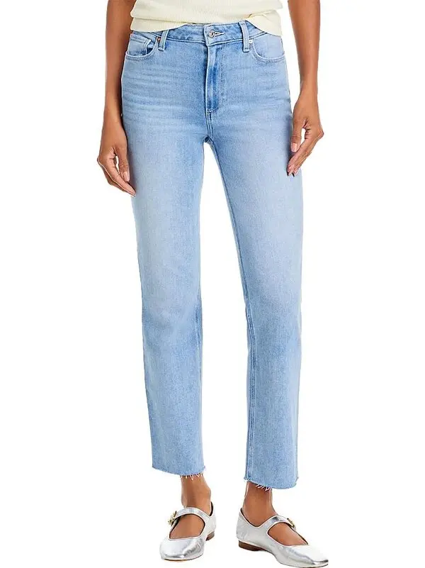 Paige Cindy High-rise Ankle Straight Jeans - Park Ave