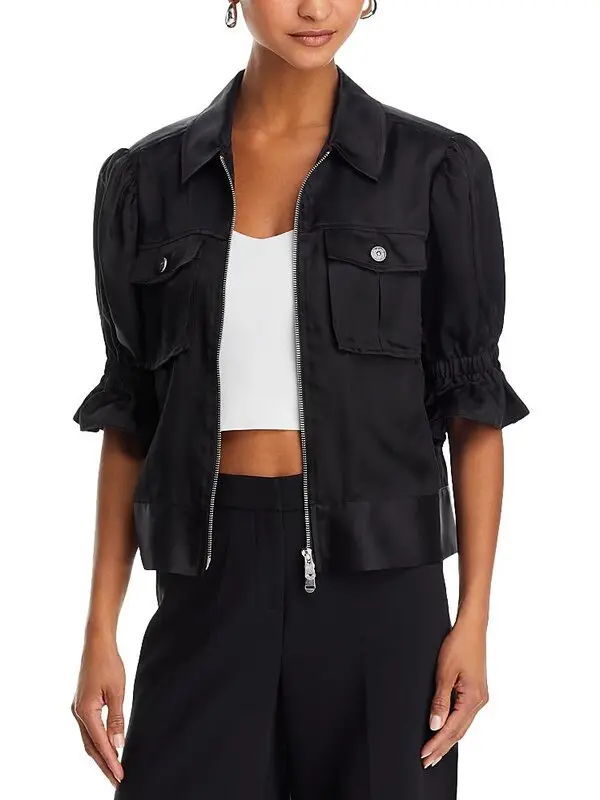 Cinq À Sept Holly Cropped Jacket - Black